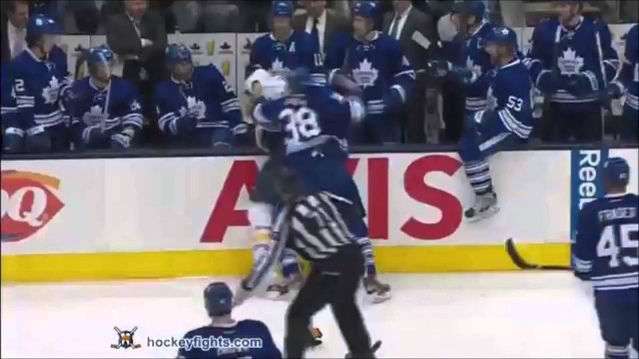 Colton Orr and Frazer Mclaren - YouTube