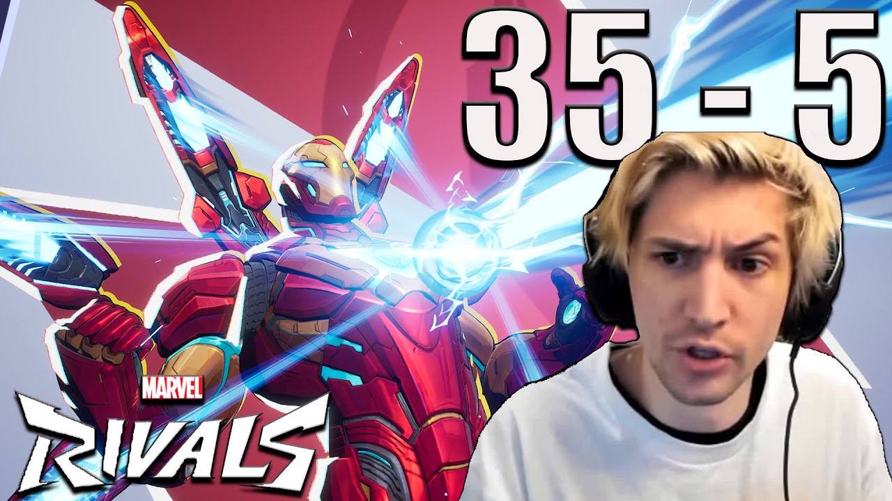 Iron Man Carries XQC With 35 Kills [Marvel Rivals Closed Beta] - YouTube