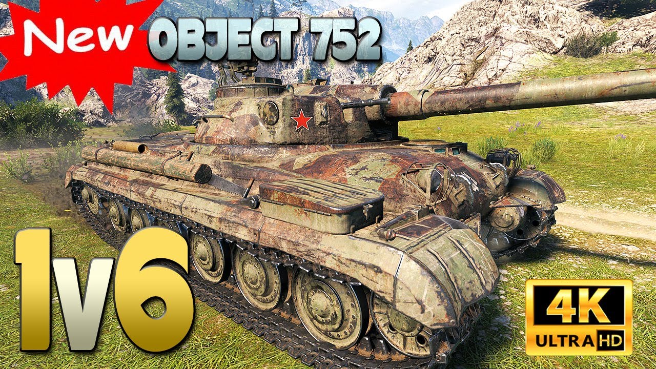 New "Object 752" alone against 6 - World of Tanks - YouTube