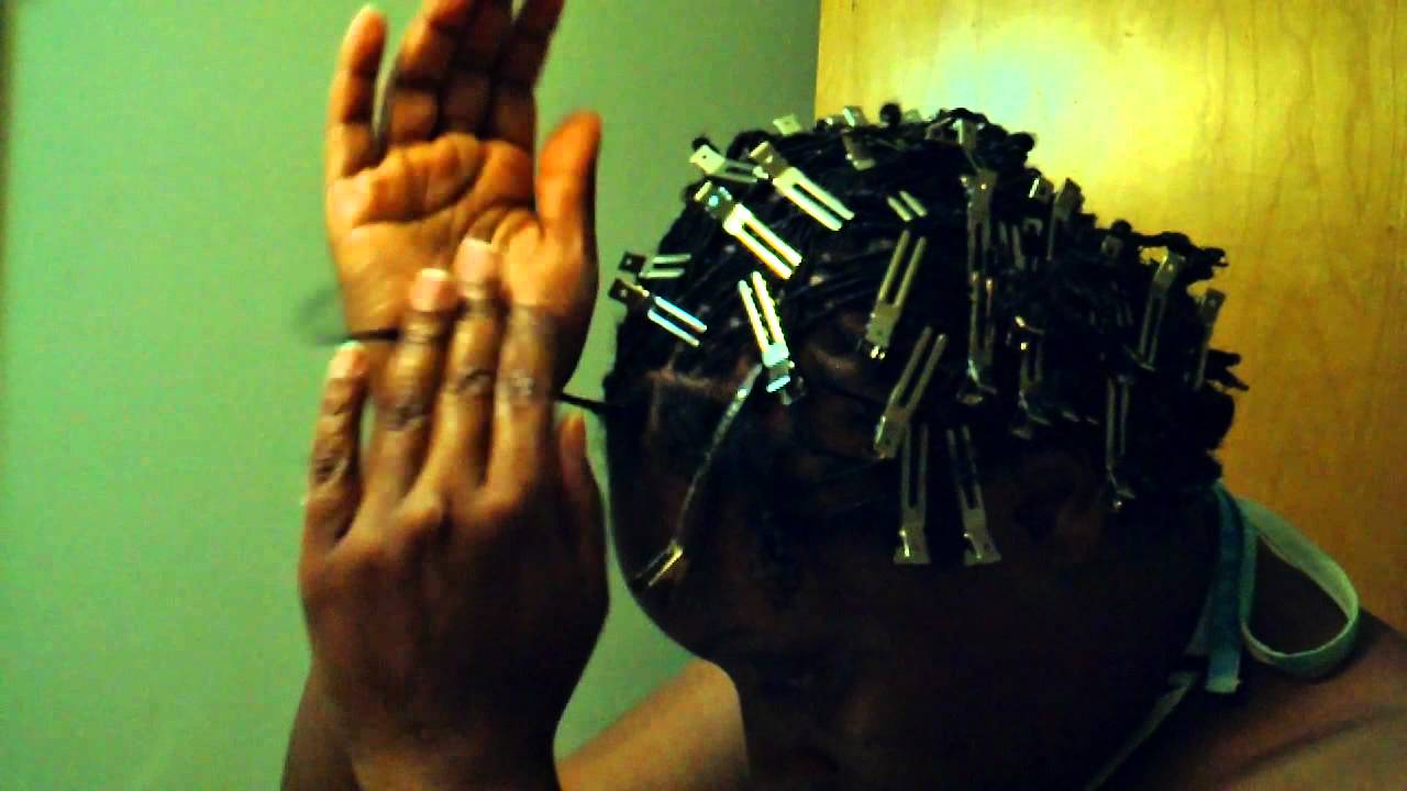 Starting Locks Palm Roll Pt 3 - YouTube