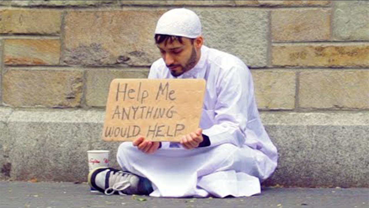 HOMELESS MUSLIM EXPERIMENT - YouTube
