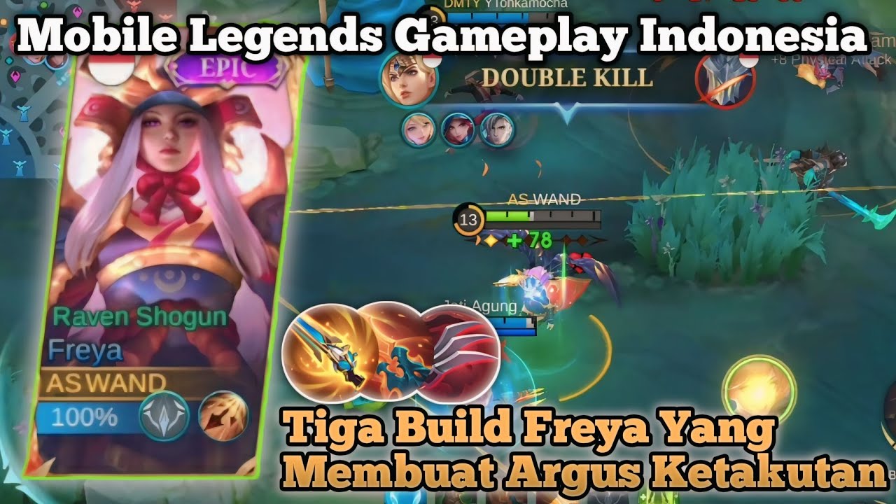 Tiga Build Freya Yang Membuat Argus Ketakutan - Gameplay Hero Freya ...