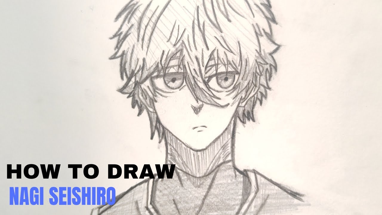 How to draw Nagi Seishiro [Blue Lock] #howtodraw #drawingtutorial - YouTube