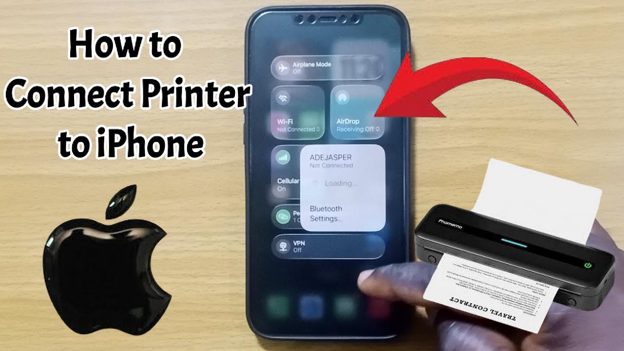 How to Connect Printer to iPhone - YouTube