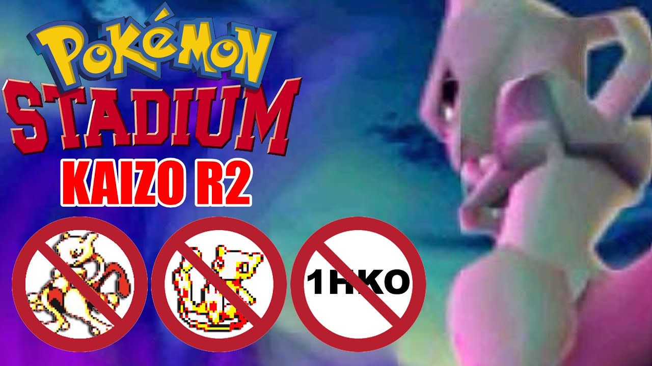 Pokemon Stadium Kaizo - VS Mewtwo Round 2 (No Mewtwo, No Mew, No 1HKO ...