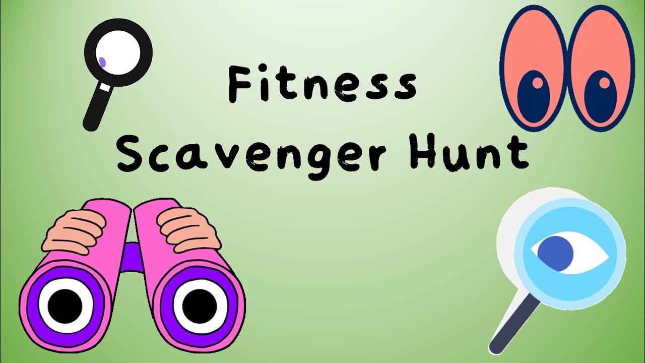 Fitness Scavenger Hunt #1 pptx - YouTube
