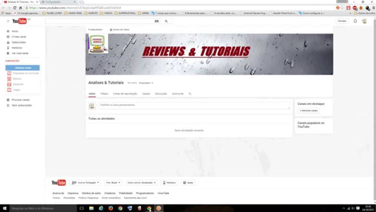 Como ativar o javaScript - YouTube