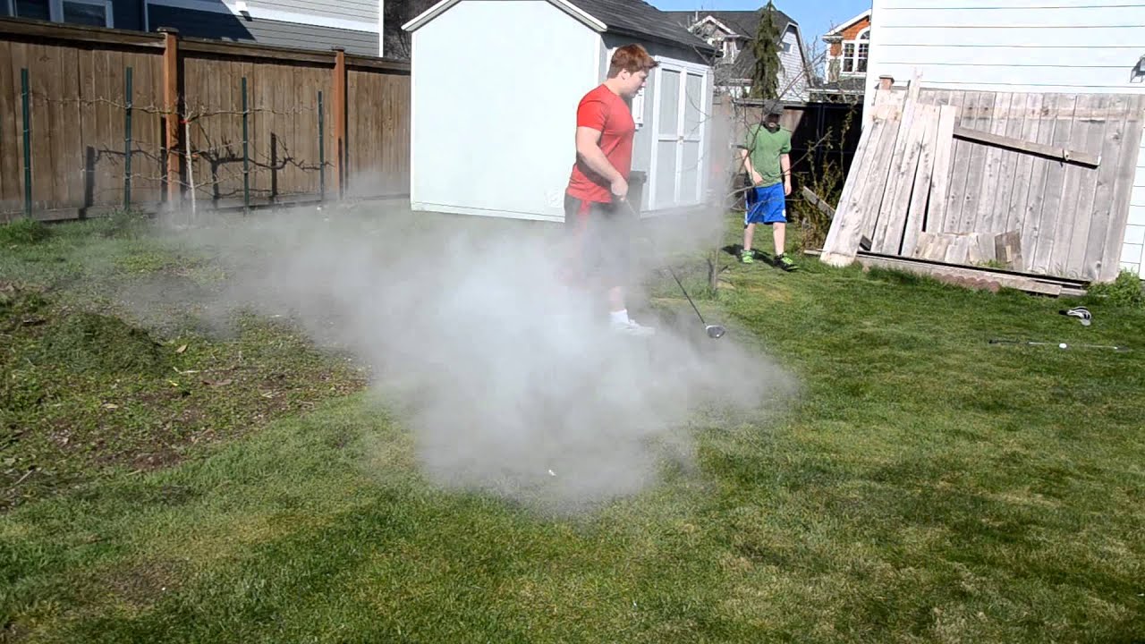 The Exploding Golf Ball - YouTube