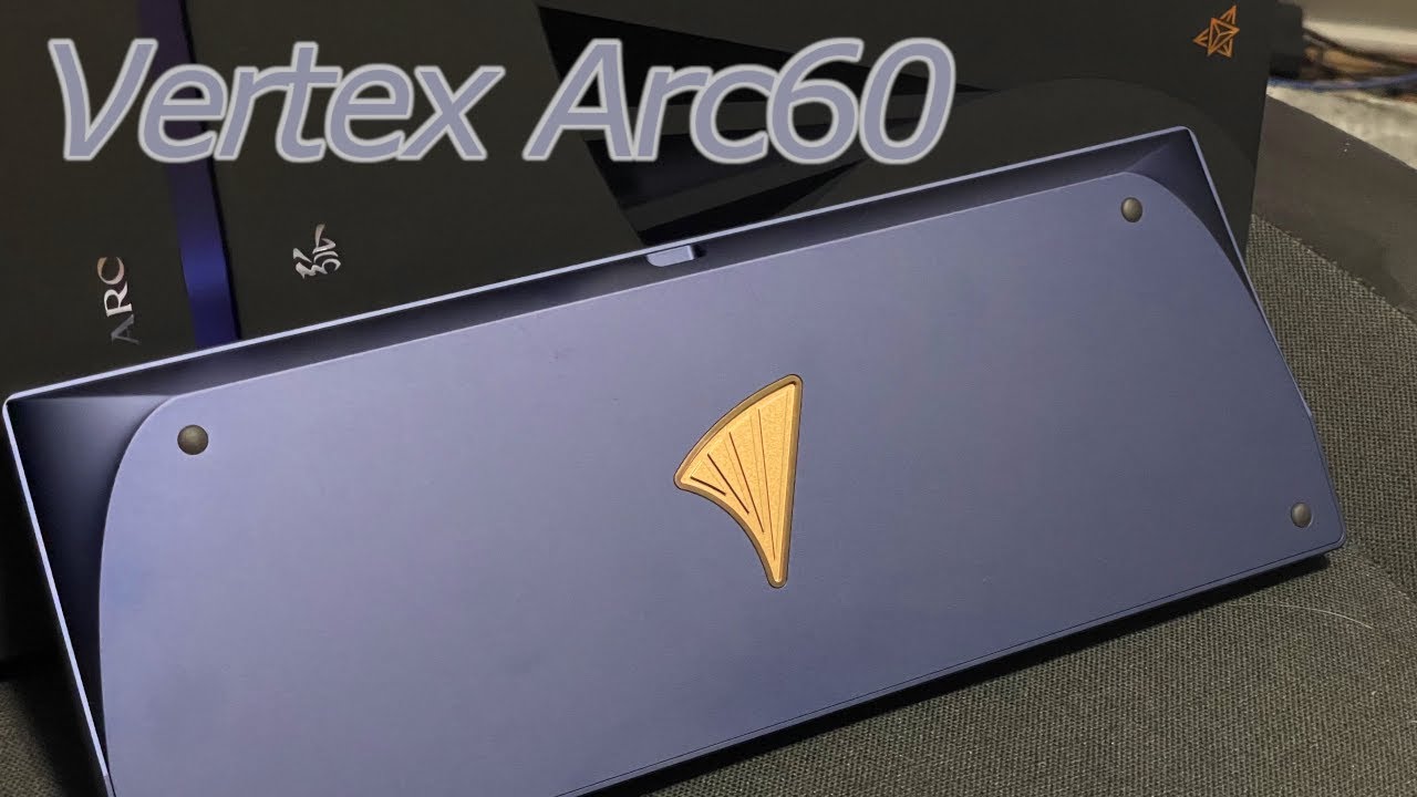 Vertex Arc60 with SP Star Polaris Greys, Plateless || Sound Test - YouTube