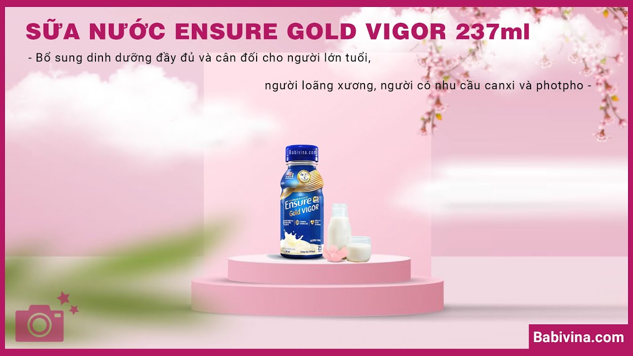 [TBSP]Sữa Nước Ensure Gold Vigor 237ml |Mua Sữa Chính Hãng Abbott Việt ...