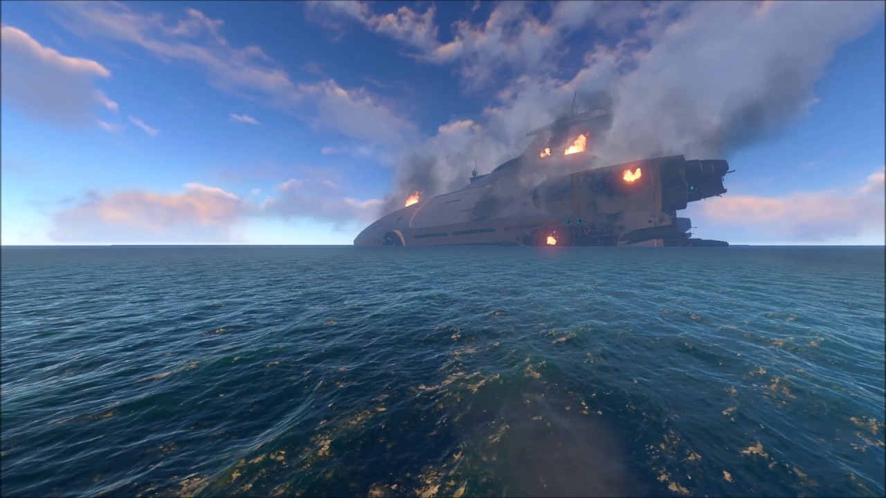 Subnautica - Aurora explosion - YouTube
