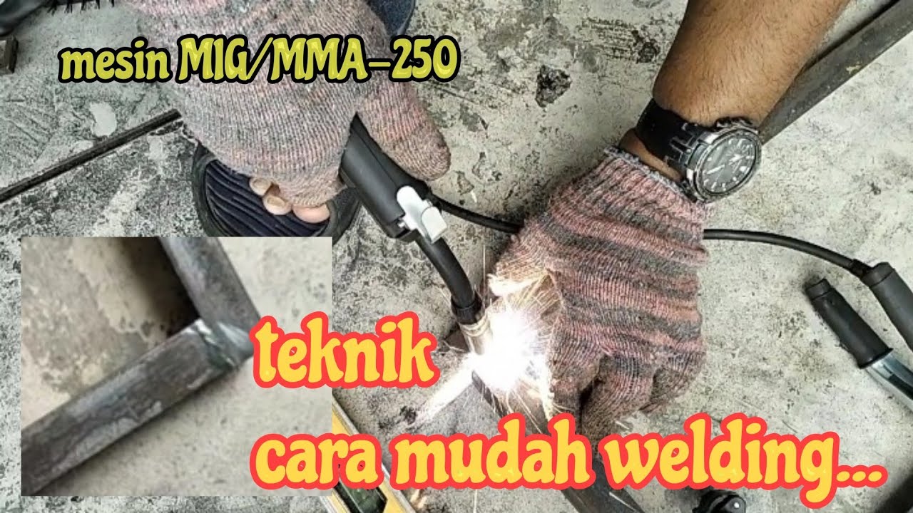 zhrDiy24: pemula cara nak welding "BESI" || kemas tidak mudah "PATAH # ...