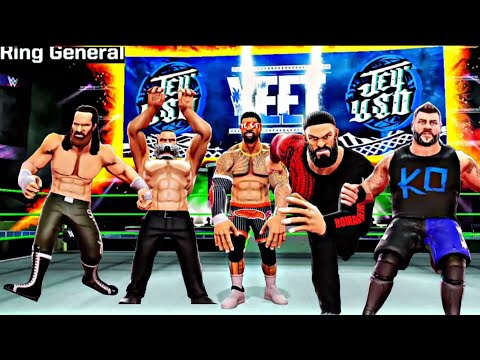 7 Star Roman Reigns, Jey Uso , Sami Zayn, Kevin Owens & Bron Breakker | WWE Mayhem Ring General 