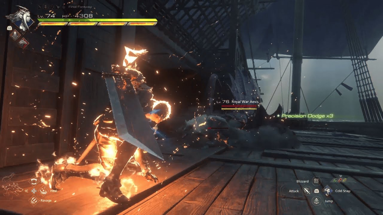 FF16 Ship Battle - YouTube