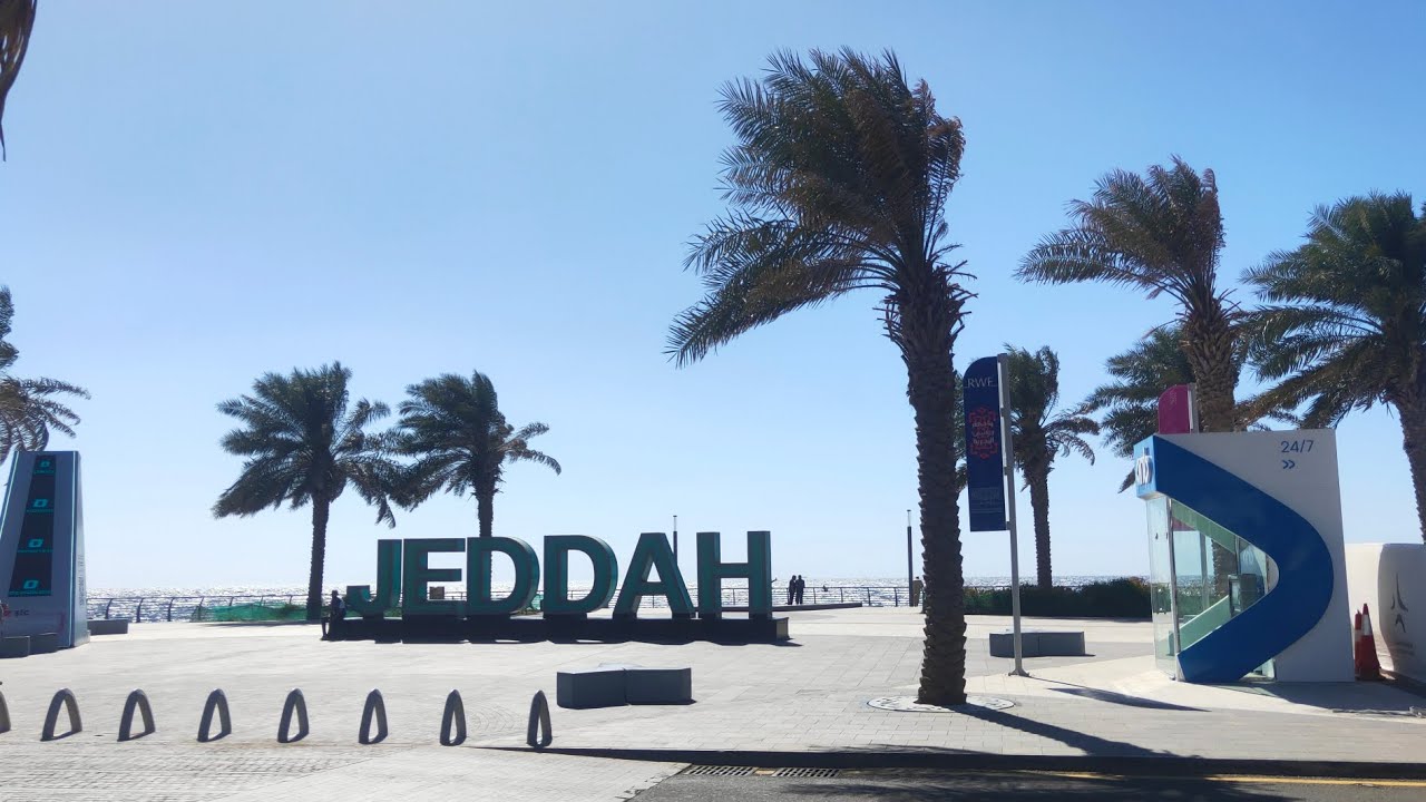 Jeddah side seen with Jeddah Yacht club awesome view watch till end ...