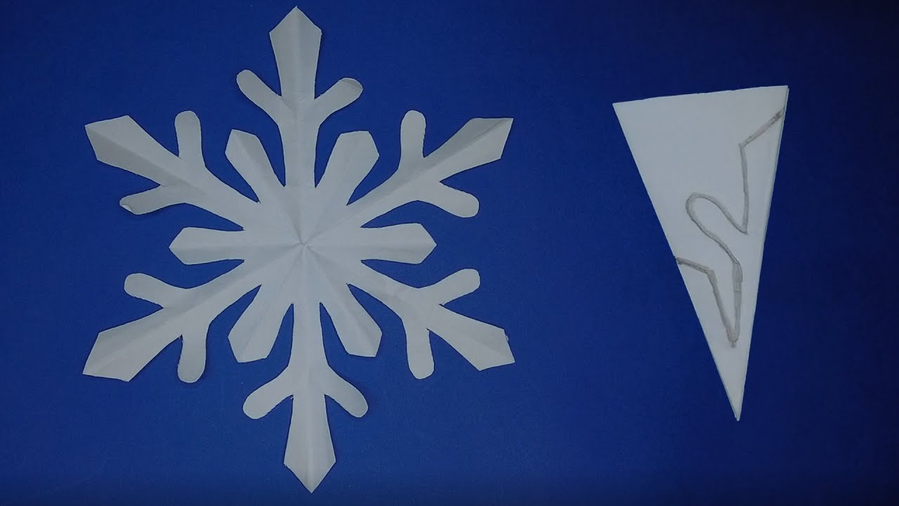 Christmas Decoration Ideas \ How to make a paper snowflake [Design ...