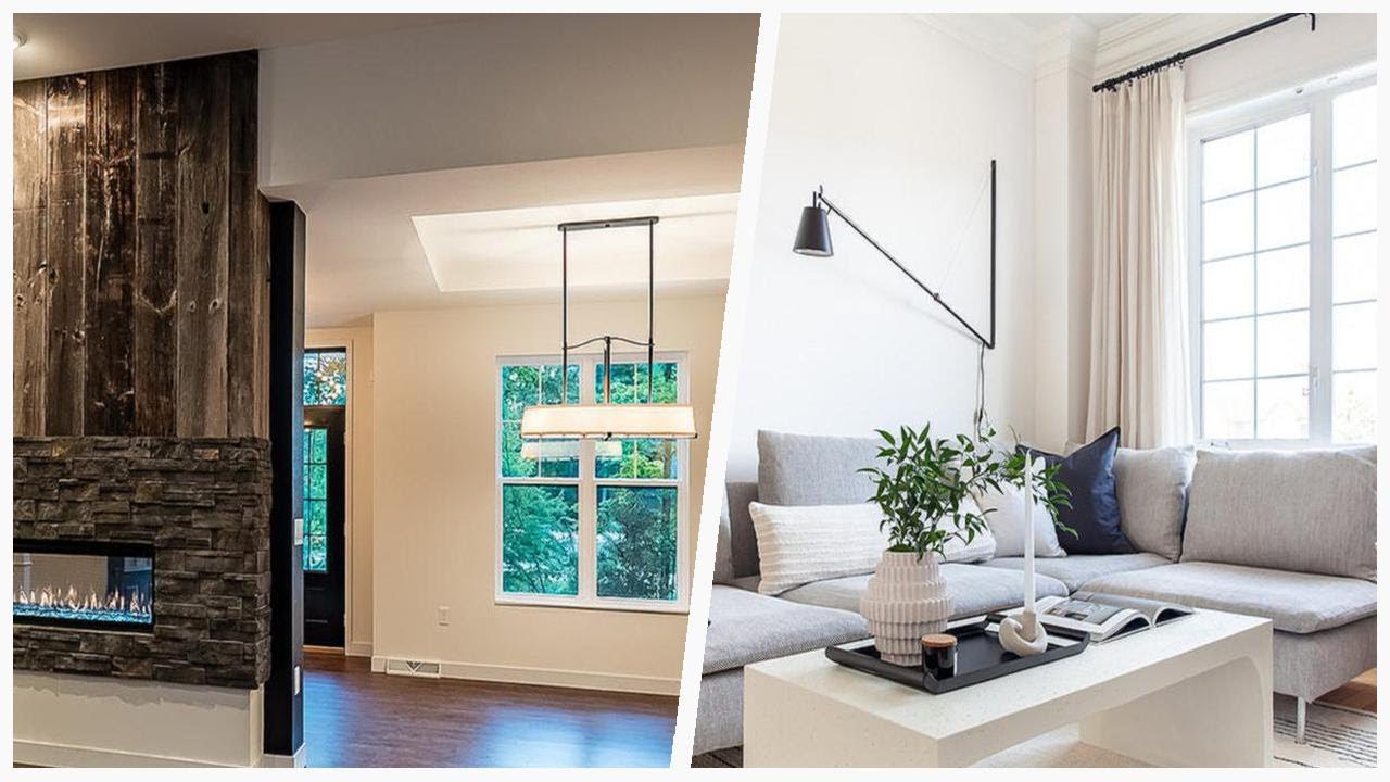 75 Small Family Room With A Two-sided Fireplace Design Ideas You'll ...