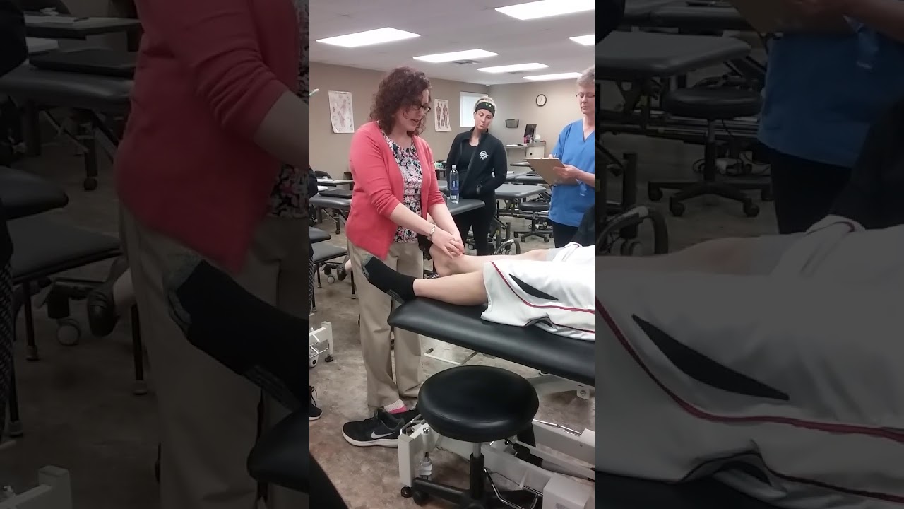 Figure 8 ankle measurement demo - YouTube