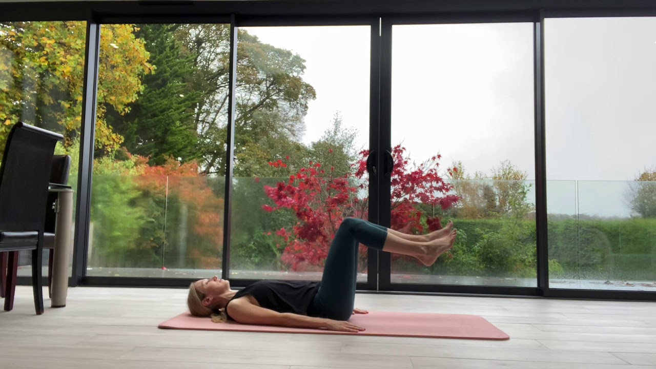 Double to taps abdominal exercise - YouTube