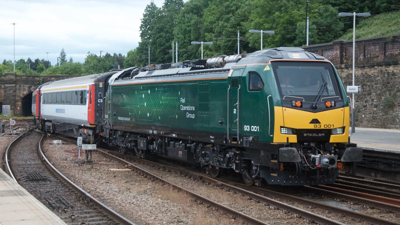 93001 5Q28 Sheffield - Worksop Down Yard at Sheffield - 30/05/25 - YouTube