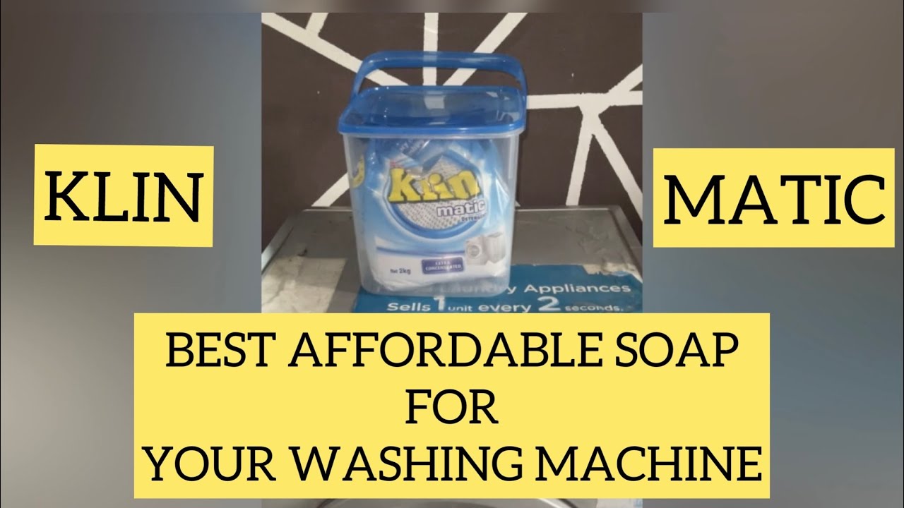 Best affordable soap for your washing machine - YouTube