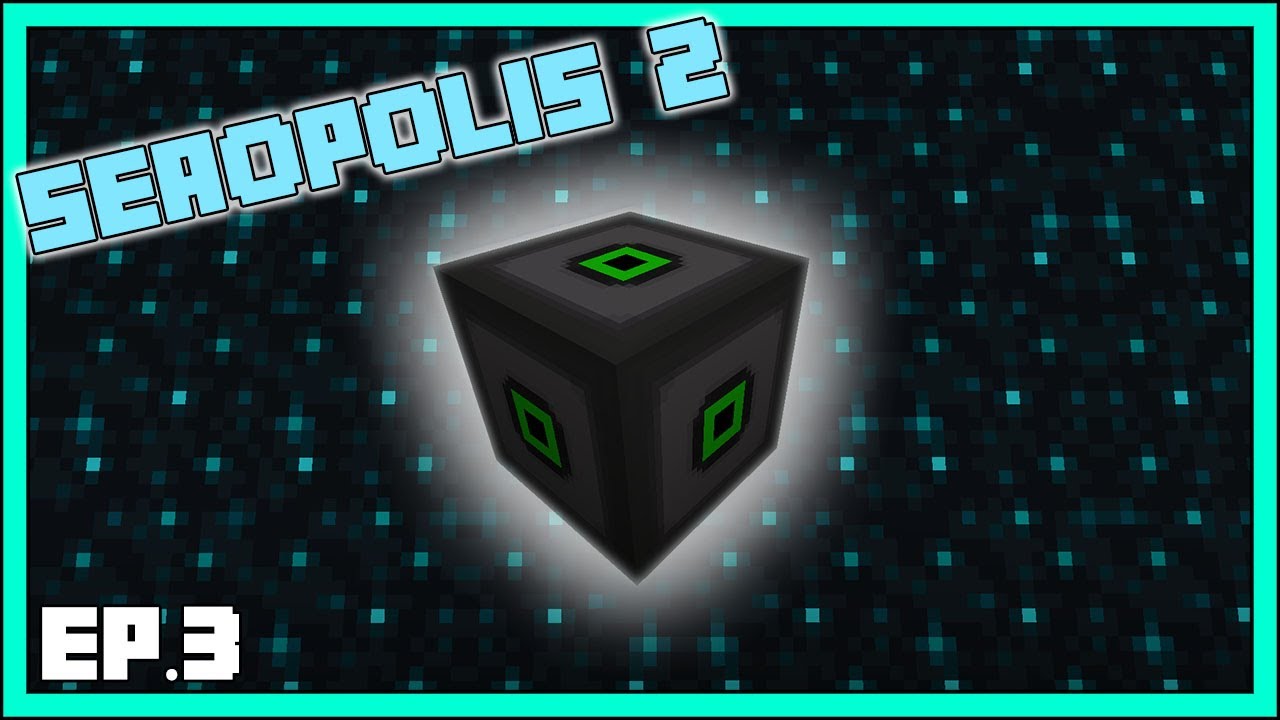 Minecraft Seaopolis 2 - EP3 - DEEPER AND DARKER & COMPACT MACHINES ...