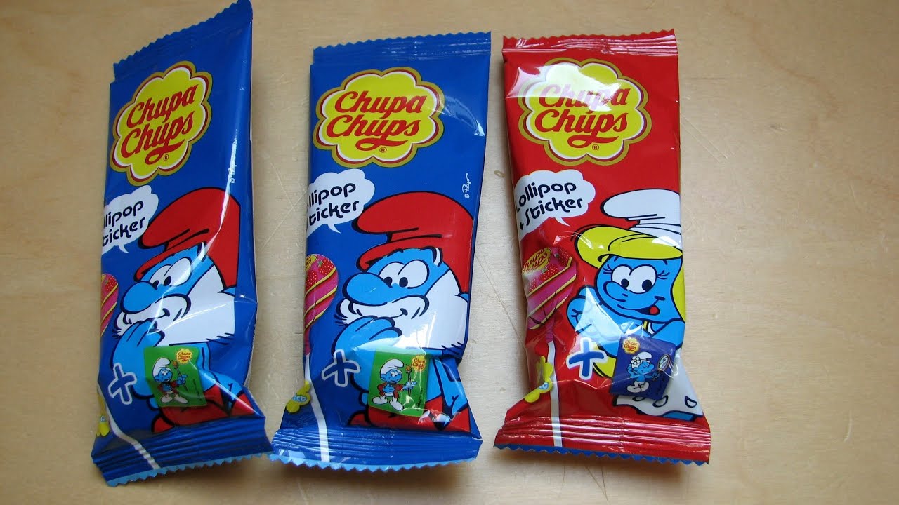 Chupa Chups - The Smurfs Stickers - YouTube
