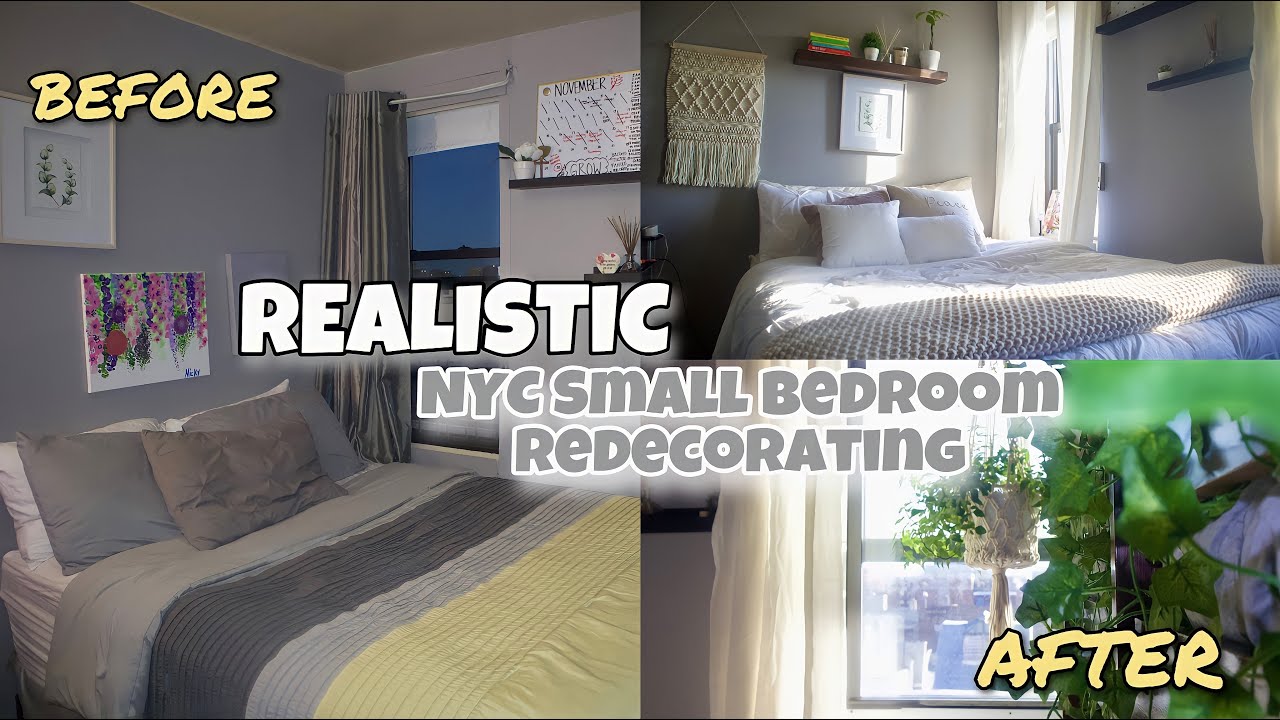 NYC Small Bedroom Tour 2021 | Interior Designing In the GHETTO ...
