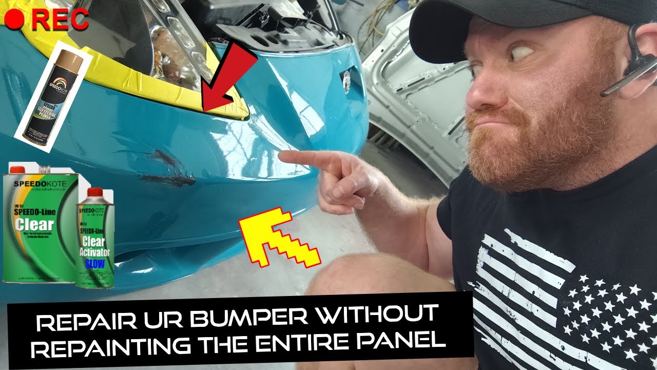 How to repair a Panle but not repaint ENTIRE PANEL diy paint Coach ...