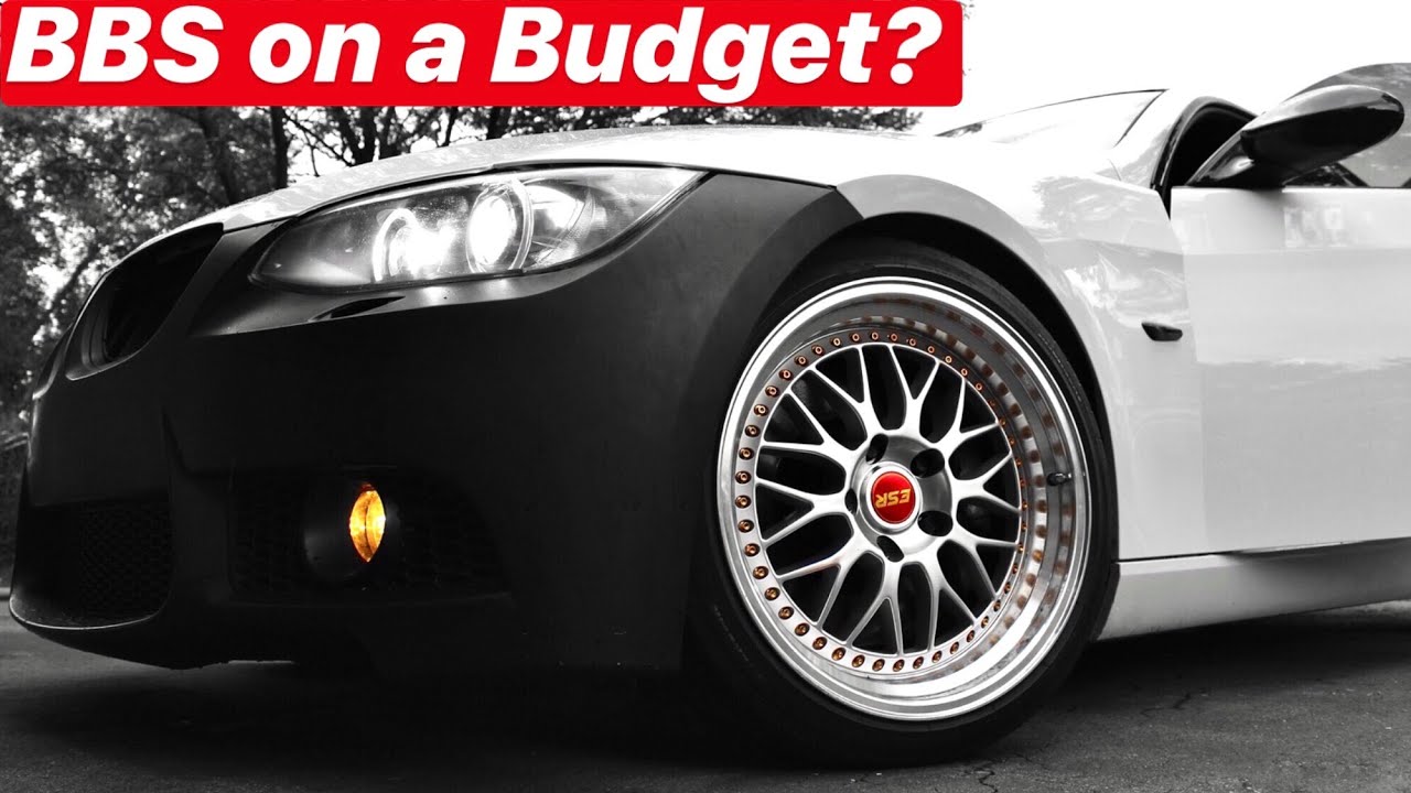 DEEP DISH Polished Wheels for BMW 335i E92- ESR SR01 BBS LM Reps - YouTube