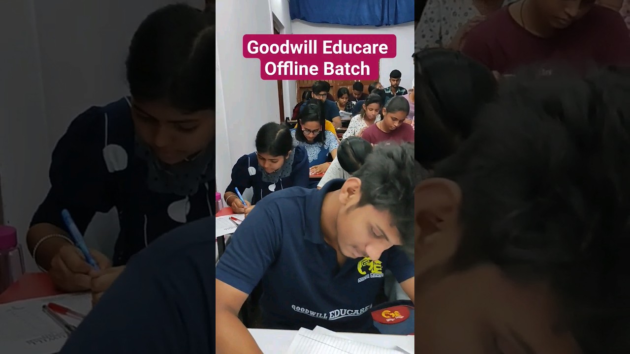 Goodwill Educare offline Batch 😊 - YouTube