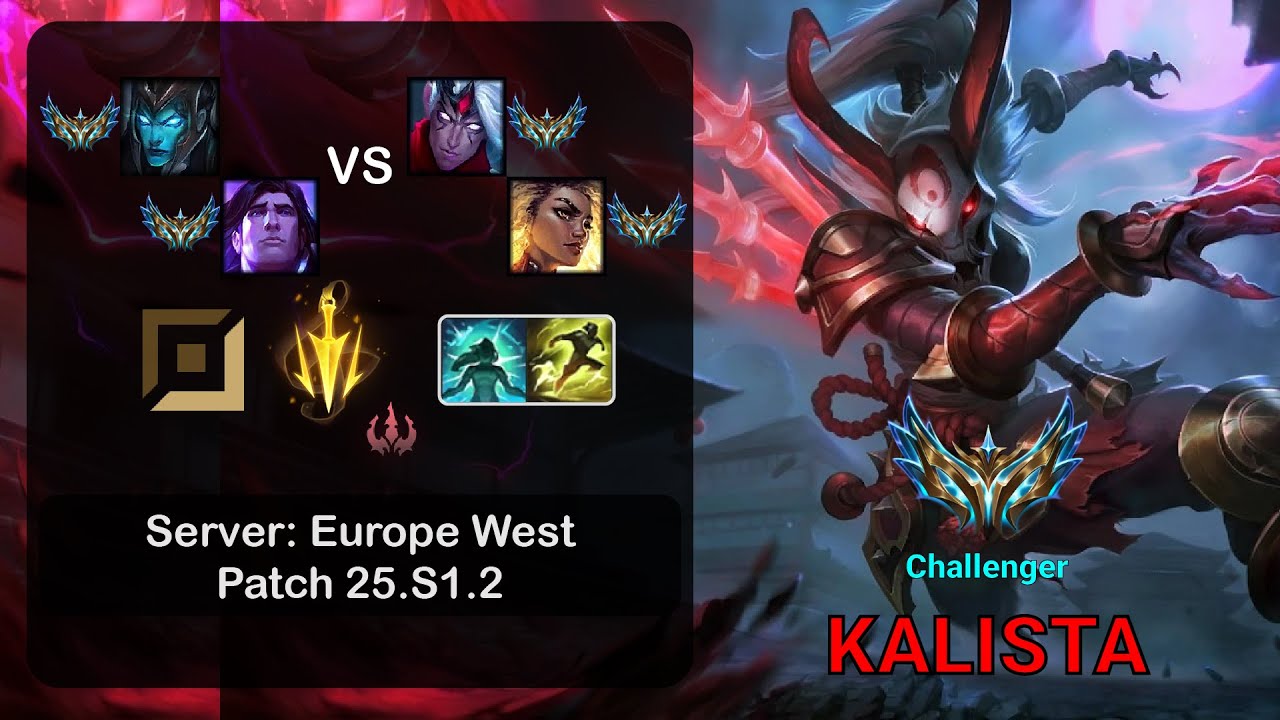 Kalista ADC + Taric vs Varus + Rell - EUW Challenger - Patch 25.S1.2 ...