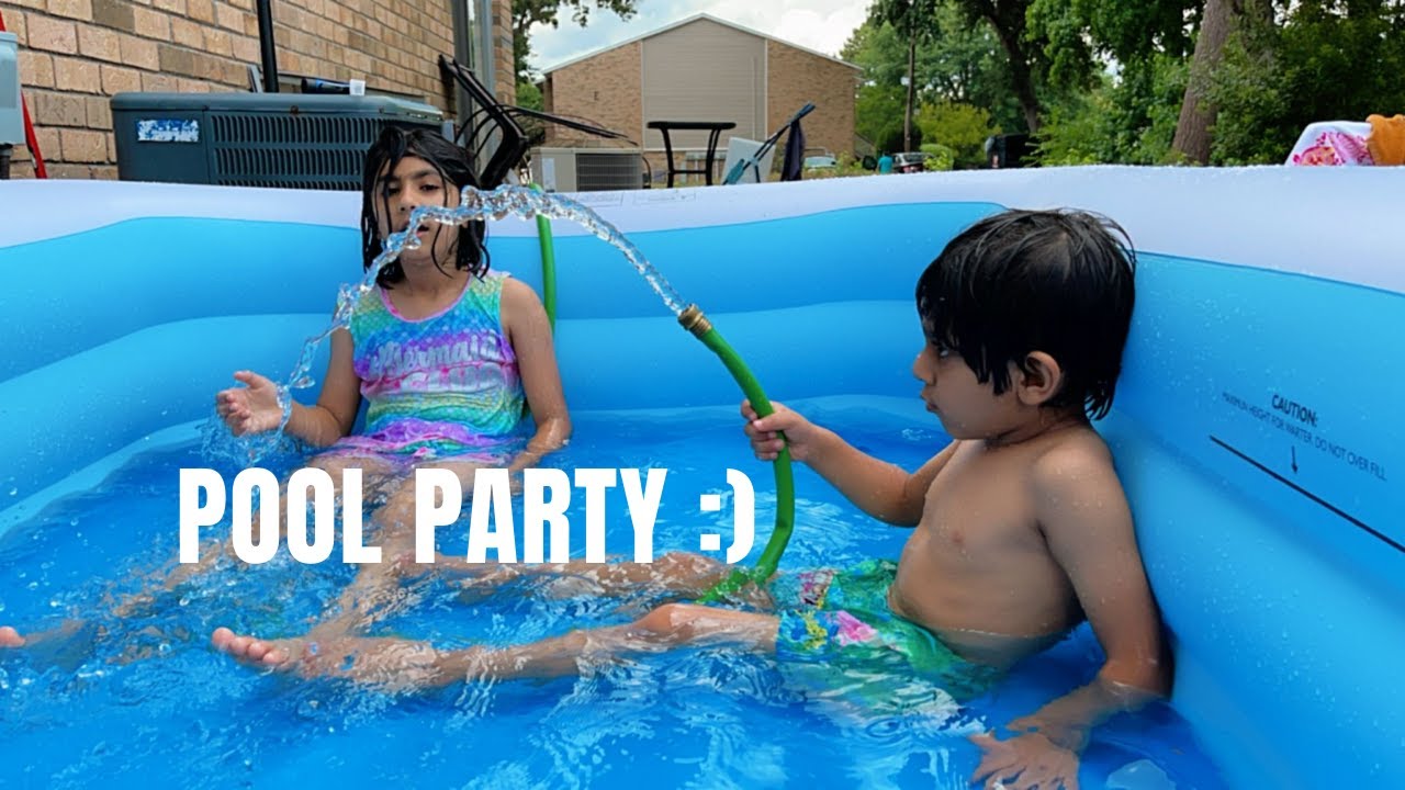 Inflatable Swimming Pool for Kids Full-Sized Kiddie Pool for Outdoor ...