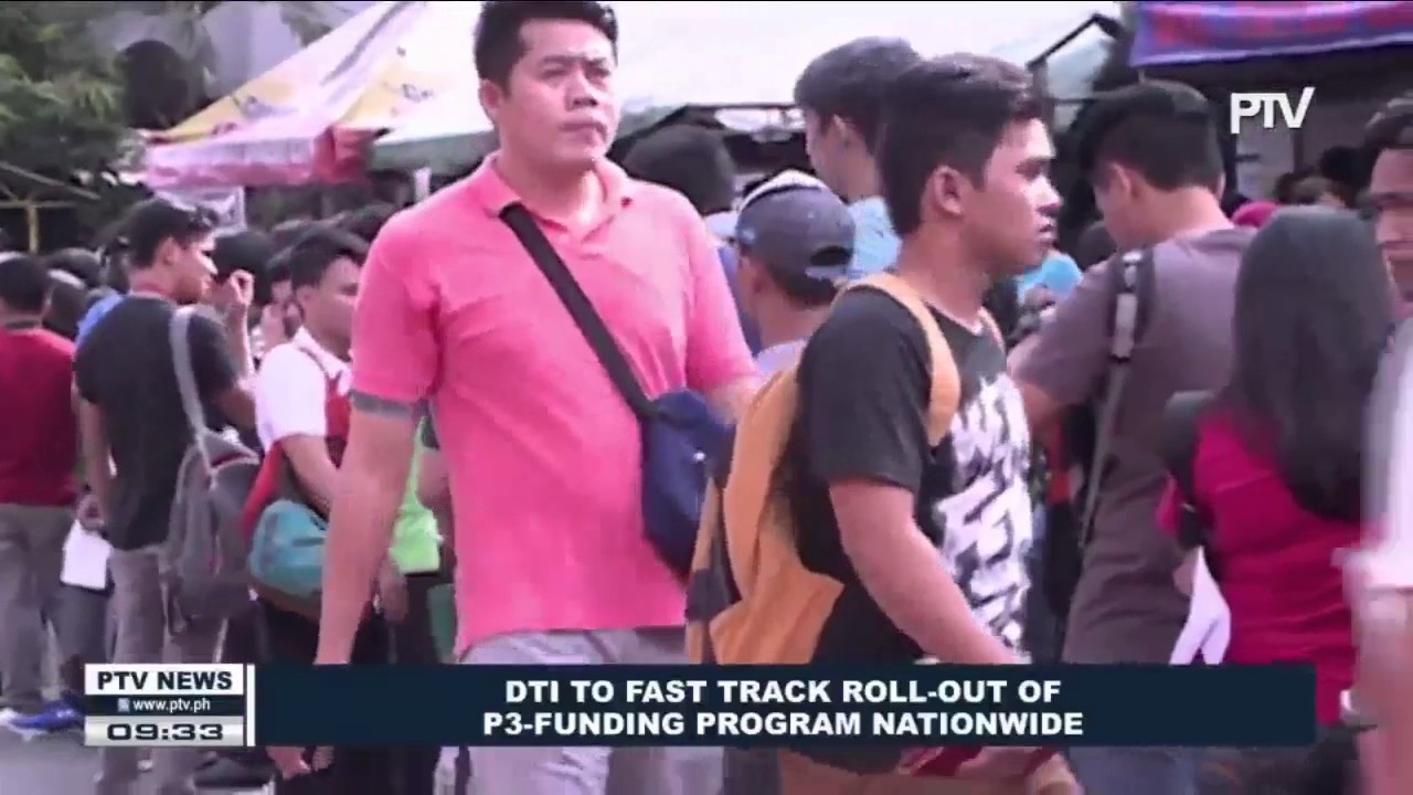 DTI to fast track roll-out of P3-Funding program nationwide - YouTube