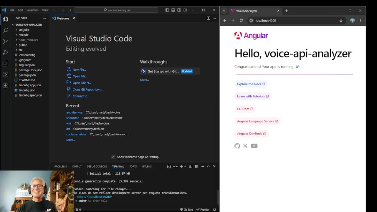 Angular Web Api Speech Analyzer Video 001 Creating The Project Youtube 2236