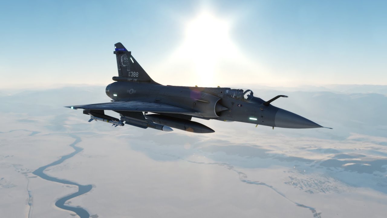 DCS WORLD M2000C 冷啟動&滑行&降落&基本系統講解 - YouTube