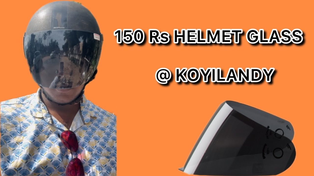 Superb helmet glass at koyilandy - YouTube