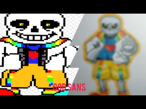 Creative Drawing Ultra God Sans Very Easy Cách Vẽ Sans Thần Siêu Mạnh ...