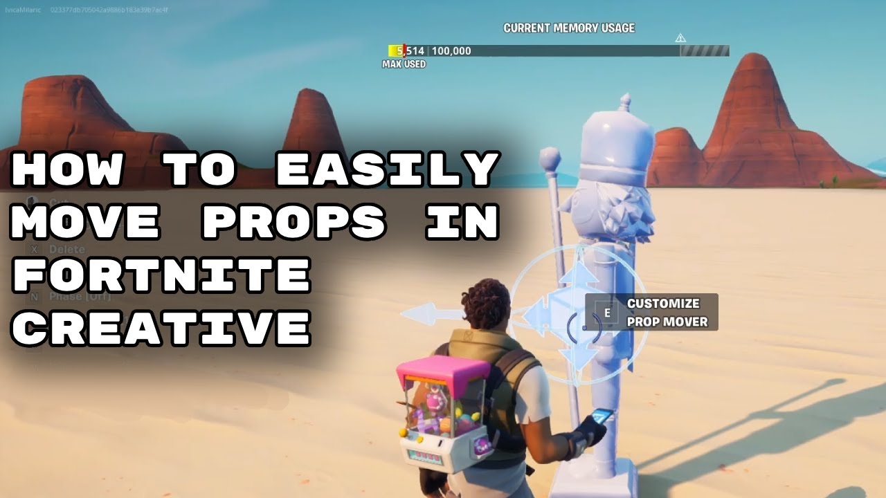 How to Easily Move Props in Fortnite Creative - YouTube