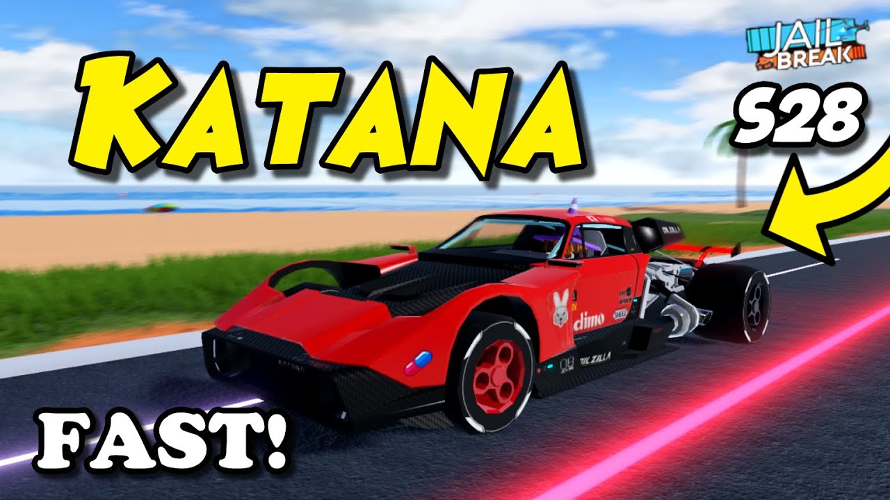 Getting Jailbreak Limited KATANA Race Car of Season 28 (Roblox ...