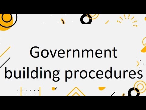 Government building procedures - YouTube
