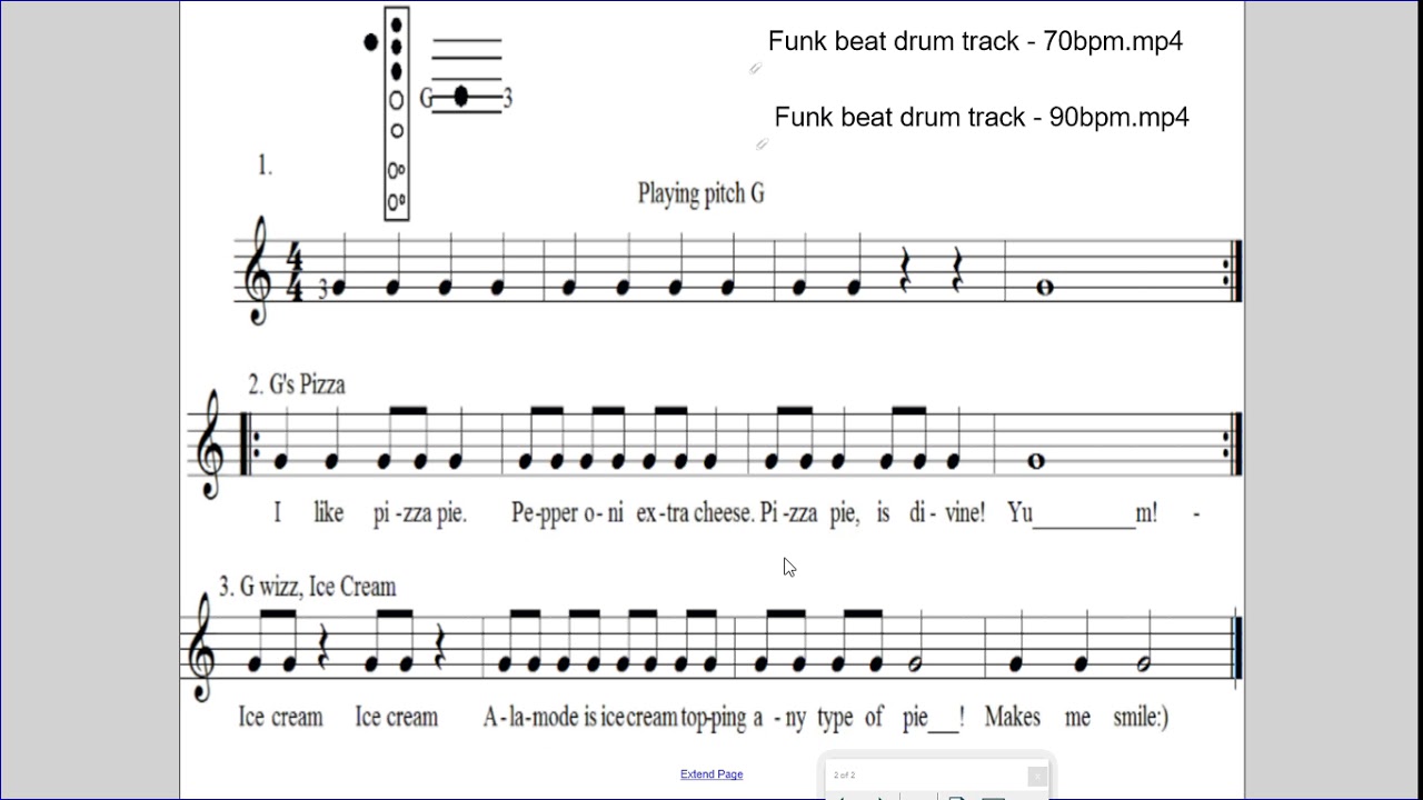 Playing Pitch G on Recorders - YouTube