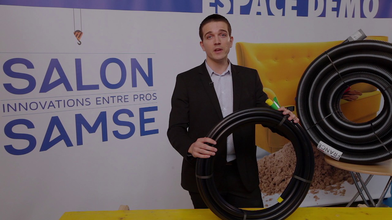 Couronne PE gaine électrochoc RYB - Démonstration Salon SAMSE 2017 - YouTube