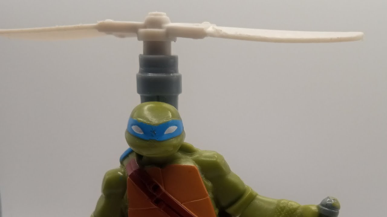 Teenage Mutant Ninja Turtles Leonardo with Propeller Pack McDonalds ...