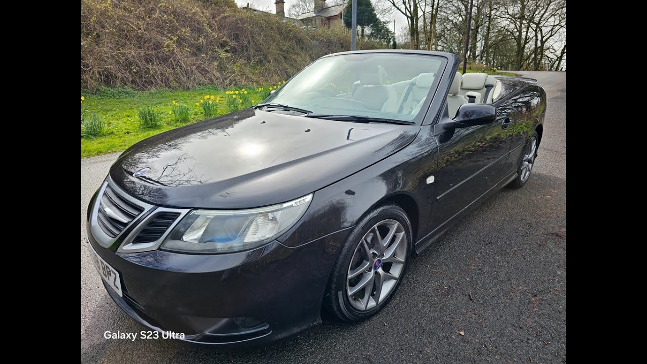 Saab 9-3 2.0T Cerulean Vector 2dr - YouTube