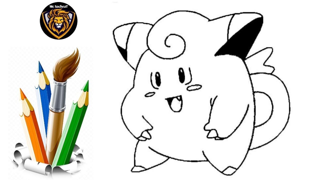 How to draw CLEFAIRY Pokemon Drawing EXPLAINED Unveiling the Secrets of ...