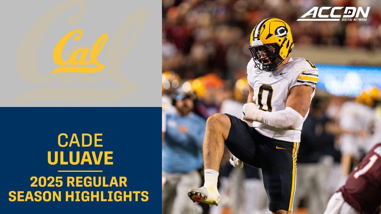 Cade Uluave 2025 Regular Season Highlights | Cal Linebacker - YouTube