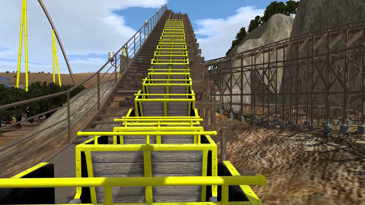 Sedona Express, a 1993 Arrow Dynamics Mine Train Coaster Arid Heights ...