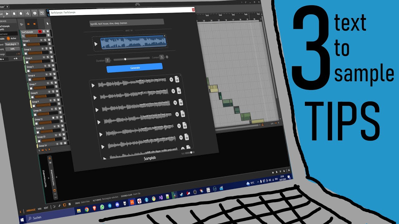 TextToSample - 3 Tips / Techniques - YouTube