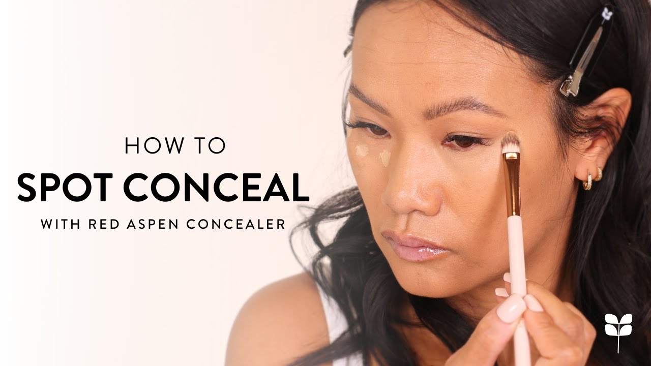 How to Spot Conceal Using Red Aspen Concealer - YouTube
